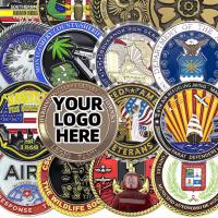 China Custom 3D Zinc Alloy Challenge Coins with Gold Plating for Souvenirs and Awards for sale