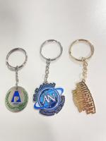 China Keychain Custom Shape Souvenir Custom Made Enamel Round Shapesd Metal Keychain for sale