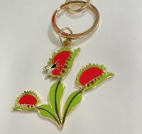 China Custom Key Chain with 3D Logo Letters Hard Soft Enamel and Sandblast Backside Personalized Keychain for sale