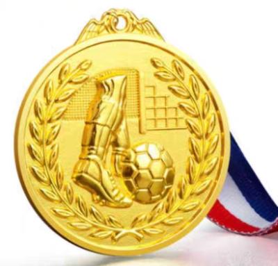 China Custom Die Cast 3D Award Medal with Soft Enamel and Customizable Ribbon for Sports Events for sale