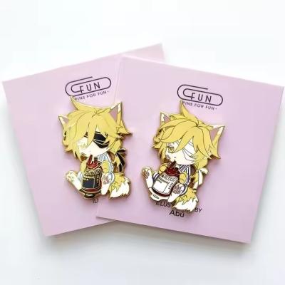 China Custom Basketball Hard Enamel Lapel Pin with Silver Plating for sale