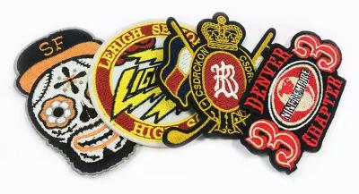 China Custom Embroidered Iron On or Sew Patches for Clothing for sale