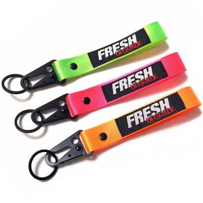 China Custom Logo Eco-Friendly Polyester Lanyard Neck Strap with 1.5cm Width for ID Badge Holder for sale