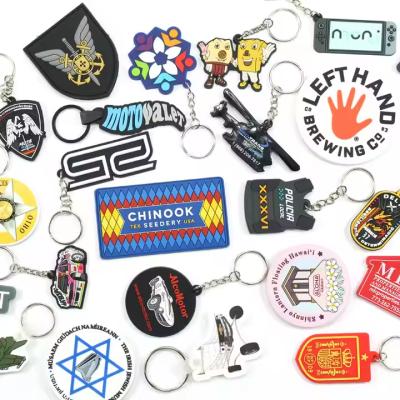 China Customized Design PVC Keychain with 50mm Size and 1.5mm Thickness for Promotional Gifts for sale