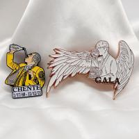 China Wholesale Customized Logo Soft Enamel Lapel Pin with 1.5mm Thickness Metal Badge for sale