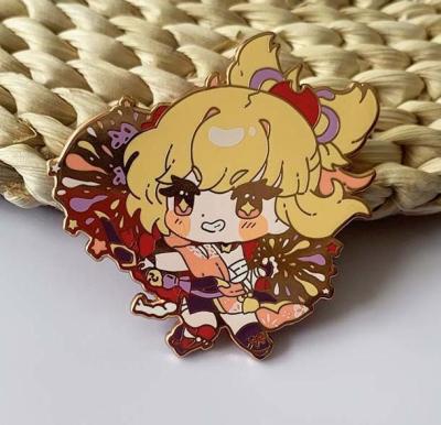 China High Quality Zinc Alloy Custom Logo Gold Plated Enamel Pin Badges and Metal Lapel Pins for sale