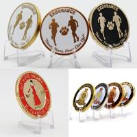 China Gold Plated Custom Coin with Customized Logo and Zinc Alloy Material for Collectible and Souvenir for sale
