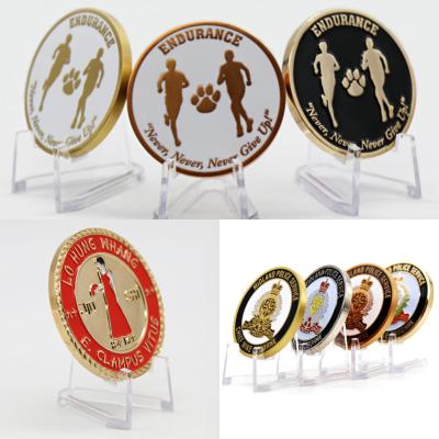 China Gold Plated Custom Coin with Customized Logo and Zinc Alloy Material for Collectible and Souvenir for sale