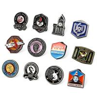 China Custom Zinc Alloy Lapel Pins with Hard Enamel and Personalized Logo for Business Gifts for sale