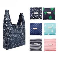 China Water Resistant Eco-Friendly Folding and Portable Oxford Cloth Shopping Tote Grocery Bag (In Stock) for sale
