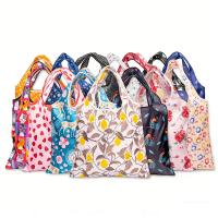 China Custom Recycled Ripstop Tote – Foldable, Waterproof & Reusable Eco-Friendly Promotional Grocery Bag for sale