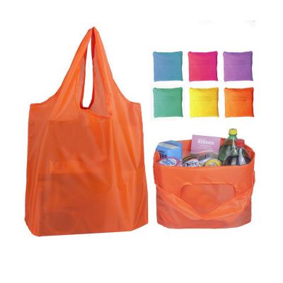 China Wholesale Polyester Foldable Shopping Bag - Lightweight Reusable Grocery Bag Custom Logo for Supermarket for sale