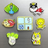 China Acrylic Magnetic Refrigerator Stick Sticker Promotional Acrylic Pendant Fridge Magnets for sale