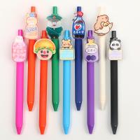 China Creative DIY Personalized Cartoon Anime Acrylic Gel Pen Unique Patch Design Rubber Metal Signature Pen for Promotions for sale