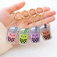 China Wholesales Holographic Keychain Lenticular Acrylic Key Chain Custom Key Ring Acrylic Charms Custom Acrylic Keychain for sale