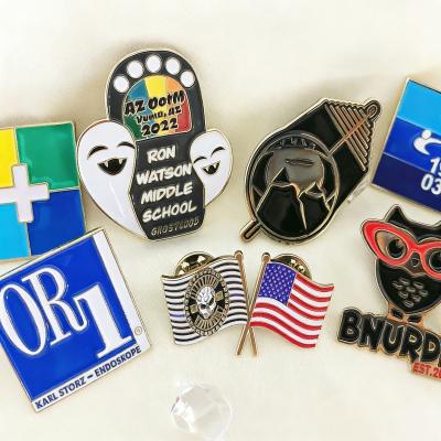 China Custom Lapel Pin with Personalized Design Iron Material and Silver Plating for Gifts for sale