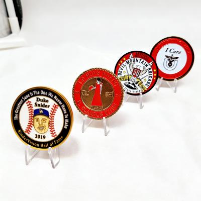 China Custom Logo 2D 3D Antique Gold Souvenir Coin Commemorative Collections Coin for sale