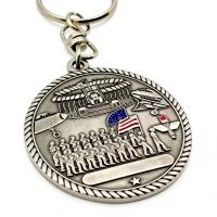 China Custom Metal Keychain 3D Die Casting Zinc Alloy Logo OEM Manufacturer Wholesale Promotional Accessories for sale