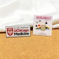 China Custom Lapel Pin and Metal Badge with 2D/3D Design Epoxy Coating and Zinc Alloy Material for sale
