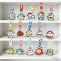 China Custom Photo/Name Acrylic Keychain – Rainbow Holographic with Drip Epoxy Resin Finish for sale