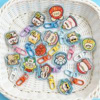 China DIY Cute Cartoon Keychain – Custom UV Print on Transparent Acrylic, Multiple Sizes for sale
