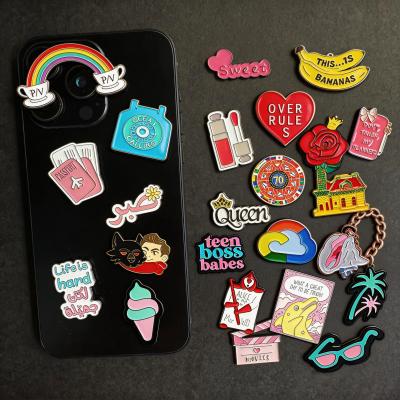 China Custom Metal Phone Sticker – Zinc Alloy Badge with Strong Adhesive – Wholesale for sale