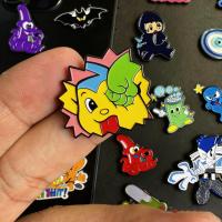 China Custom Phone Sticker Metal Badges Metal Lapel Pin for Mobile Phone for sale
