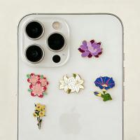 China Custom 3D Design Pink Color High-Quality Material Enamel Pin Badge for Phone Decoration for sale