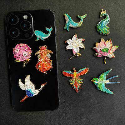 China Decorate Your Phone: Custom Metal Sticker – Unique Souvenir Pendant Badge Design for sale