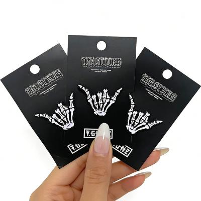 China Make your own sparkly enamel pin with soft or hard finish, UV print, and adorable cartoon design. for sale