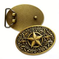 China Customize your own belt buckle in antique silver zinc alloy with colorful soft enamel detailing. for sale