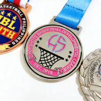 China Premium brass and copper football medals serve as high quality awards for sports events. for sale