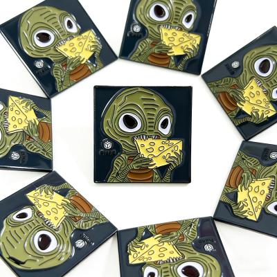 China Custom 35mm lapel pins with 1.5mm thickness and a fast 5-7 day sample are offered wholesale. for sale