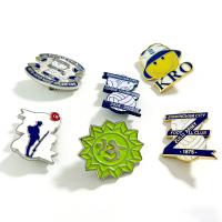 China Sparkly enamel pins with soft or hard finish, UV print, and adorable cartoon design are yours to create. for sale