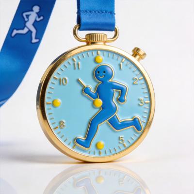 China Custom gold or silver plated zinc alloy and bronze sports medals wholesale. for sale