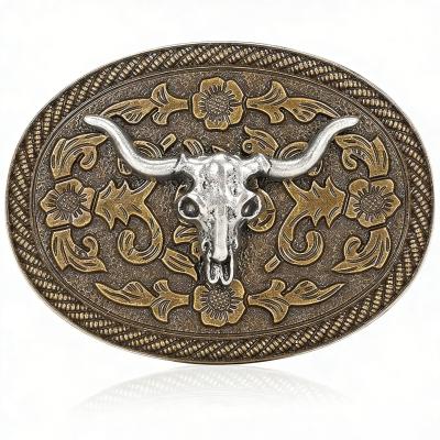 China Custom zinc alloy belt buckle with your logo and 3.5 inch size for personalized style. for sale