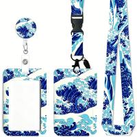 China Key lanyard neck strap with ID holder and wristlet is perfect for women and men alike. for sale