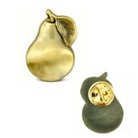 China Custom metal hat pins and enamel brooches for clothes decoration from a fashion pin manufacturer. for sale