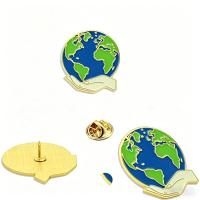 China Custom hard or soft enamel metal lapel pins from factory direct wholesale for decorative jerseys and clothes. for sale