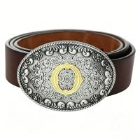 China Belt Buckle Custom Antique Silver Zinc Alloy Soft Enamel Detailing Wholesale for sale