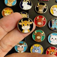 China Custom Metal Phone Sticker – Unique Souvenir Pendant Badge Design for Mobile Phone Decor for sale