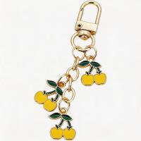 China Personalized Custom Keychain with Health Positive Reminder Sandblast Backside and Hard Enamel Finish for sale