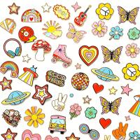 China Multi Theme Enamel Pins Alloy Cartoon Brooch Badge Lapel Set For Backpack Hat Jacket Xmas Gifts Wholesale Custom for sale