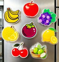 China Magnetic Fridge Sticker Custom Acrylic Strong Magnetic Sizes Shapes Wholesale for sale