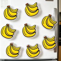 China Fridge Sticker Custom Logo Summer Ice Cream Cartoon Acrylic Magnet Wholesale for sale