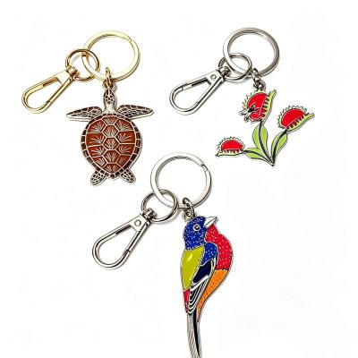China Custom Keychain with 2D/3D Design and Hard/Soft Enamel Options for Personalized Logo Keyrings for sale