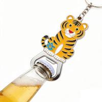 China Custom Zinc Alloy Keychain Bottle Opener with 2D 3D Enamel Logo for Bar Promotional Gifts for sale