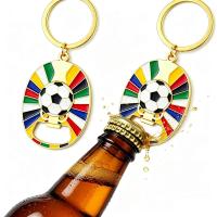China 3D Enamel Custom Logo Zinc Alloy Keychain Bottle Opener for Promotional Gifts for sale