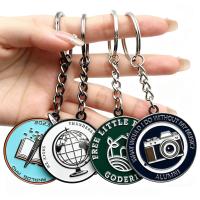 China Custom Heart Shape Keychain with Soft Enamel Finish and Zinc Alloy Construction for Promotional Gifts for sale