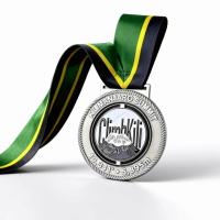 China Custom Shape Gold Silver Copper Painted Race Medals with Zinc Alloy Material for Sports Awards for sale